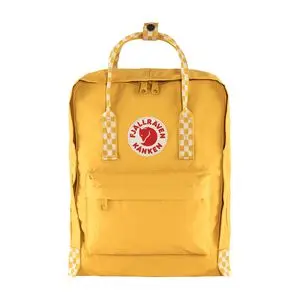 Fjallraven Kånken Classic Backpack 'ochre-chess Pattern