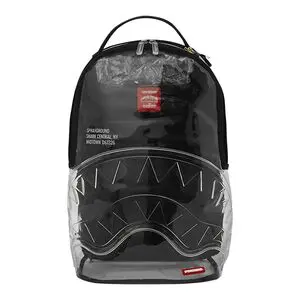 SPRAYGROUND Clear Shark Central Backpack /clear - Black