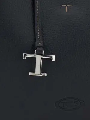 TOD'S Timeless Mini Handbag With Shoulder Strap - Black
