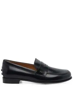 TOD'S Leather Loafers - Black