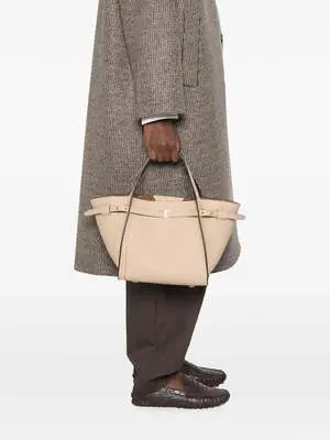 TOD'S T Signature Small Shopping Bag In Leather - Multicolor