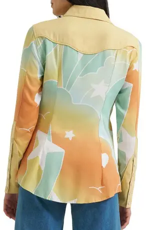 Wrangler Printed Western Shirt