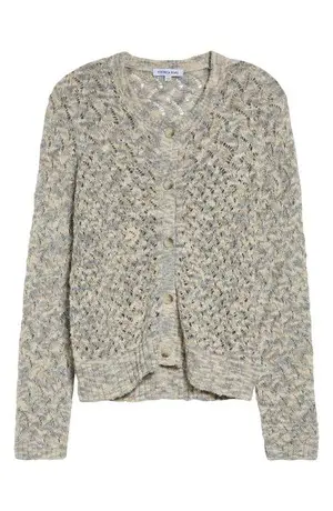 Veronica Beard Drummond Semisheer Cotton Blend Cardigan