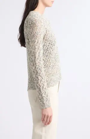 Veronica Beard Drummond Semisheer Cotton Blend Cardigan