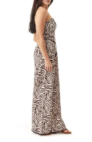 Habitual Pull On Wide Leg Pants - Modern Zebra