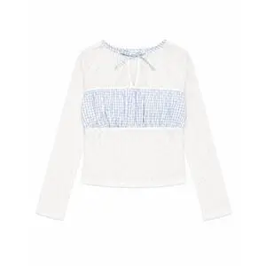 Carmen Says Sidewalk Jersey Top - White