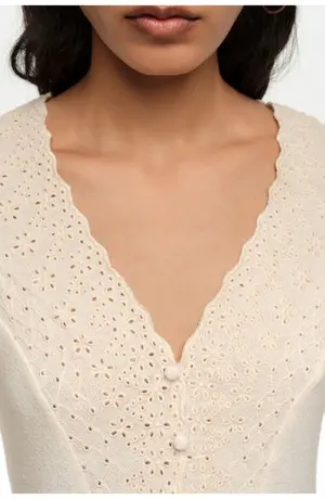 Bimba Y Lola Embroidered Bodysuit