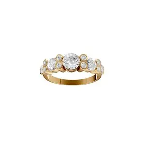AYA FINE JEWELRY 1.58 Ctw Round Lab Diamond Wedding Band In 14k Gold - Yellow
