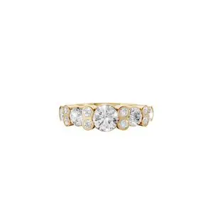 AYA FINE JEWELRY 1.58 Ctw Round Lab Diamond Wedding Band In 14k Gold - Yellow