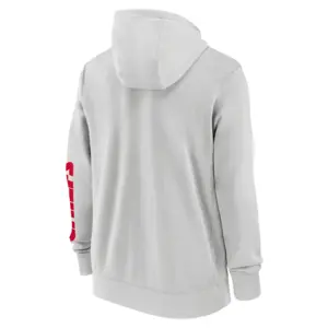 Nike Kansas City Chiefs Club Full-zip Hoodie - Grey