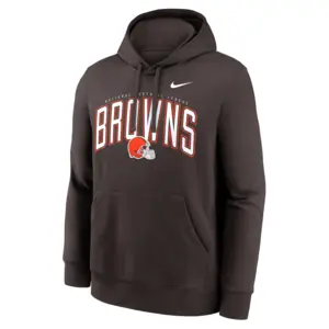 Nike Cleveland Browns Club Pullover Hoodie - Brown