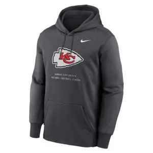 Nike Kansas City Chiefs Therma Nfl Pullover Hoodie - Grey