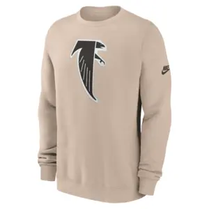 Nike Atlanta Falcons Rewind Club Nfl Pullover Crew - Brown