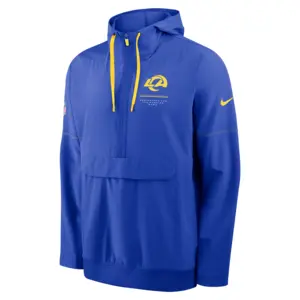 Nike Los Angeles Rams Anorak Hooded Jacket - Blue