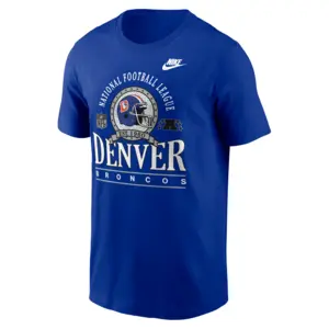 Nike Denver Broncos Rewind Essential Nfl T-shirt - Blue