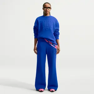 Nike Studio Fleece Medium Weight Oversized Embossed Crew