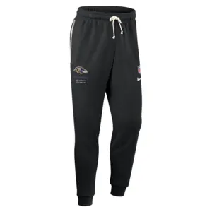Nike Baltimore Ravens Sideline Standard Issue Dri-fit Nfl Taper Pants - Black