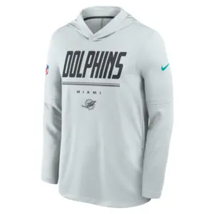 Nike Miami Dolphins Long-sleeve Hooded Top - Purple