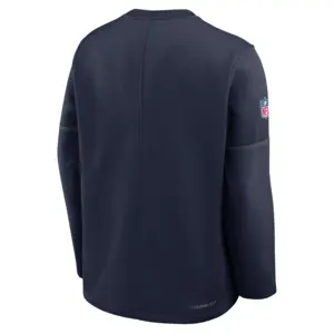 Nike Seattle Seahawks Therma-fit Long-sleeve T-shirt - Blue