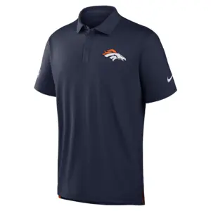 Nike Denver Broncos Tour Dri-fit Nfl Polo - Blue