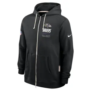 Nike Baltimore Ravens Standard Issue Full-zip Hoodie - Black