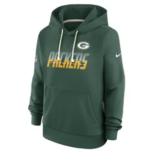 Nike Bay Packers Sideline Standard Issue Pullover Hoodie - Green