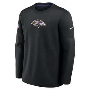 Nike Baltimore Ravens Long Sleeve Therma-fit T-shirt - Black