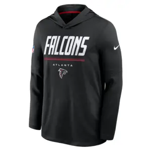 Nike Atlanta Falcons Long-sleeve Hooded Top - Black