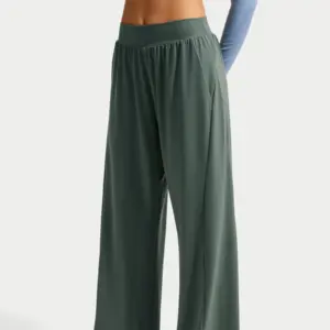 Nike Zenvy Mid-rise Wide-leg Pants
