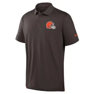 Nike Cleveland Browns Tour Dri-fit Nfl Polo - Brown