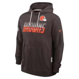 Nike Cleveland Browns Nfl Pullover Hoodie - Brown