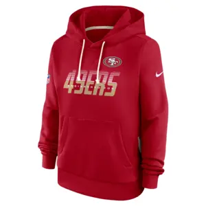 Nike San Francisco 49ers Sideline Standard Issue Pullover Hoodie - Red