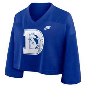 Nike Denver Broncos Rewind Cropped Jersey - Blue