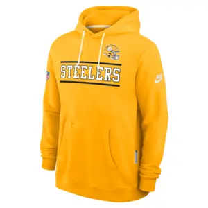 Nike Pittsburgh Steelers Alt Standard Issue Dri-fit Nfl Pullover Hoodie - Brown