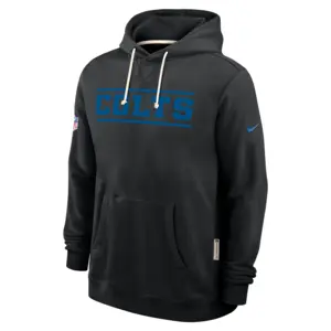 Nike Indianapolis Colts Alt Standard Issue Dri-fit Nfl Pullover Hoodie - Black