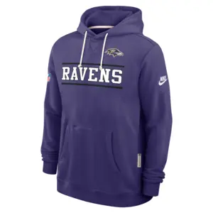 Nike Baltimore Ravens Alt Standard Issue Dri-fit Pullover Hoodie - Purple