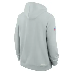 Nike Las Vegas Raiders Sideline Standard Issue Pullover Hoodie - Grey
