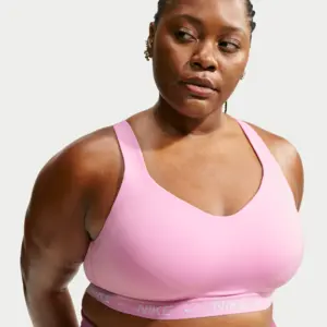 Nike Indy High Support Padded Adjustable Sports Bra - Pink