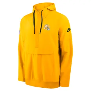 Nike Pittsburgh Steelers Nfl Anorak Hooded Jacket - Brown