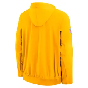 Nike Pittsburgh Steelers Alt Anorak Nfl 1/2-zip Hooded Jacket - Brown