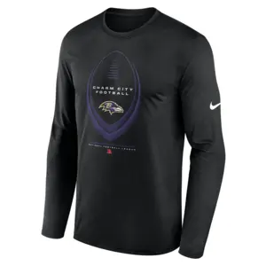 Nike Baltimore Ravens Legend Icon Long-sleeve T-shirt - Black