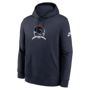 Nike Chicago Bears Rewind Club Nfl Pullover Hoodie - Blue