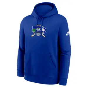 Nike Seattle Seahawks Rewind Club Pullover Hoodie - Blue