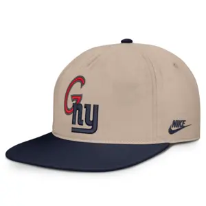 Nike New York Giants Rewind Pro Adjustable Hat - Brown