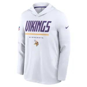 Nike Minnesota Vikings Long-sleeve Hooded Top - White