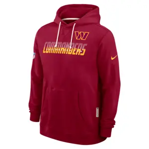 Nike Washington Commanders Dri-fit Pullover Hoodie - Red