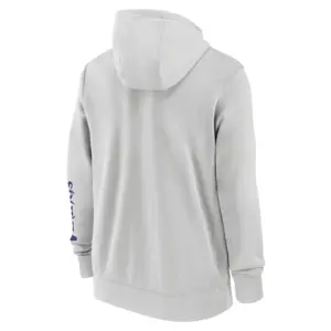 Nike Minnesota Vikings Club Full-zip Hoodie - Grey