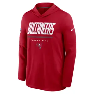 Nike Tampa Bay Buccaneers Long-sleeve Hooded Top - Red