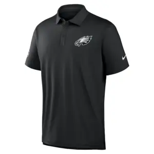 Nike Philadelphia Eagles Tour Dri-fit Nfl Polo - Black