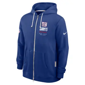 Nike New York Giants Sideline Standard Issue Full-zip Hoodie - Blue